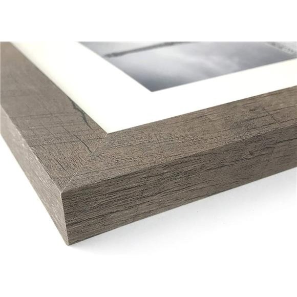 Accents | Rustic Oak Wood Grain Picture Frame 2x20 With Multi Openings ...